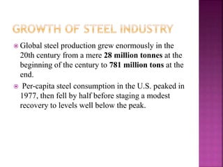 Steel industry | PPTX