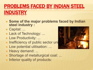 “Steel Industry” | PPTX