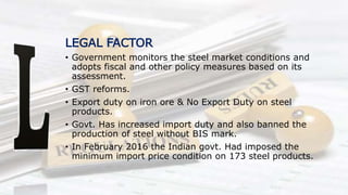 Steel industry | PPTX