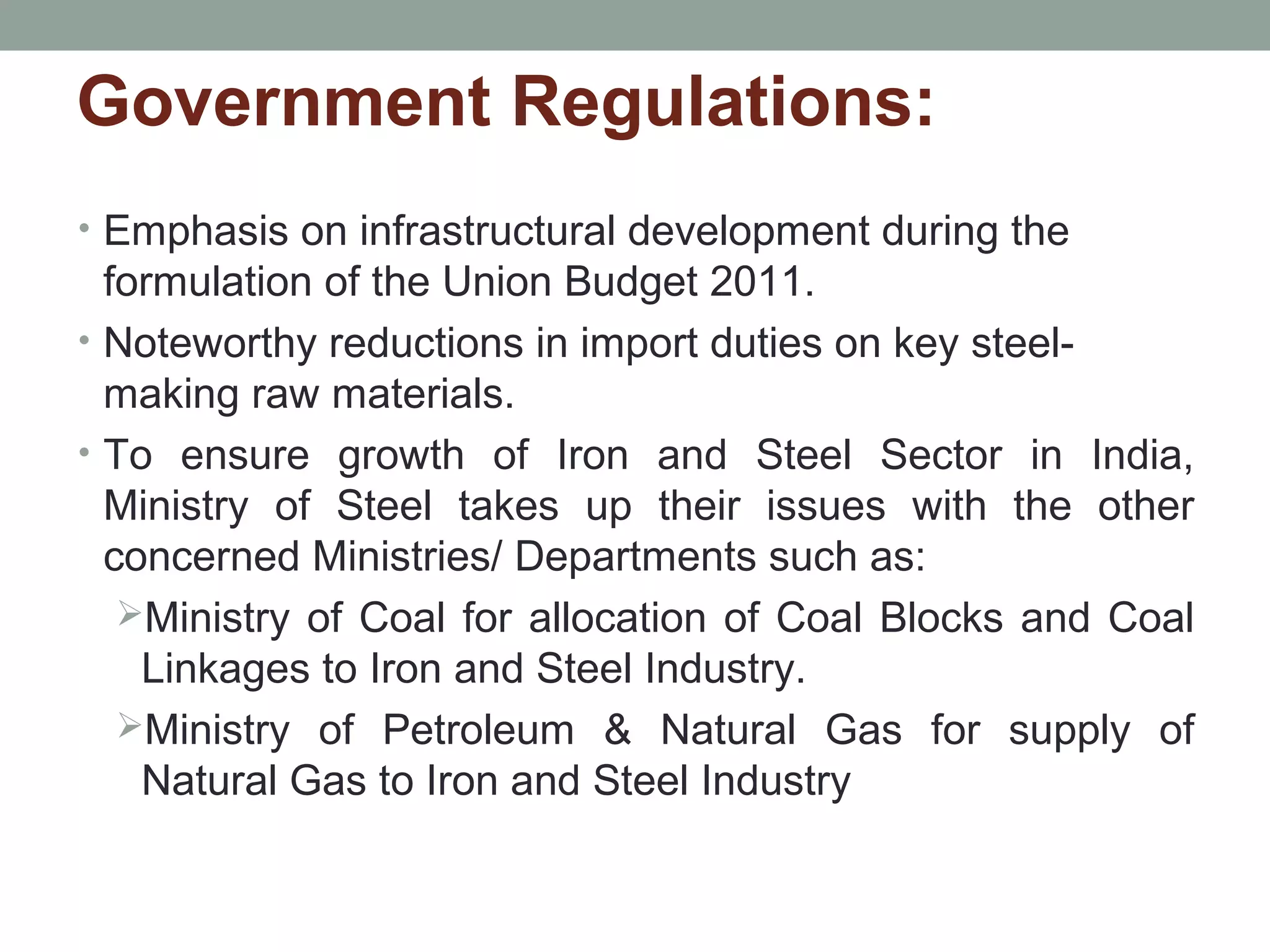 Steel industry Analysis | PPT