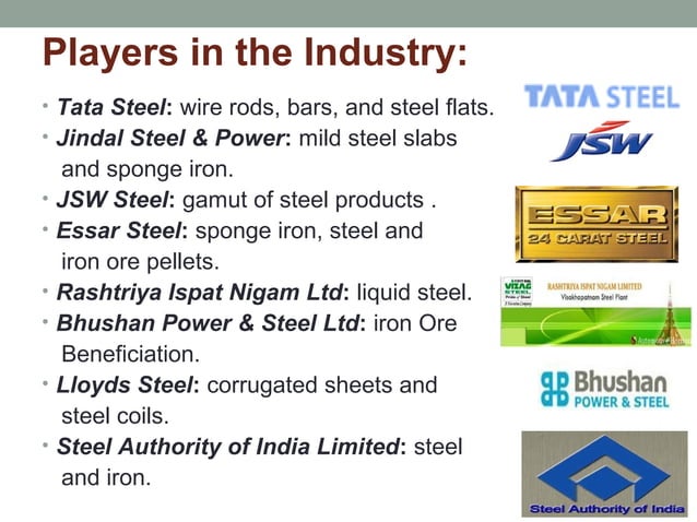 Steel industry Analysis | PPT
