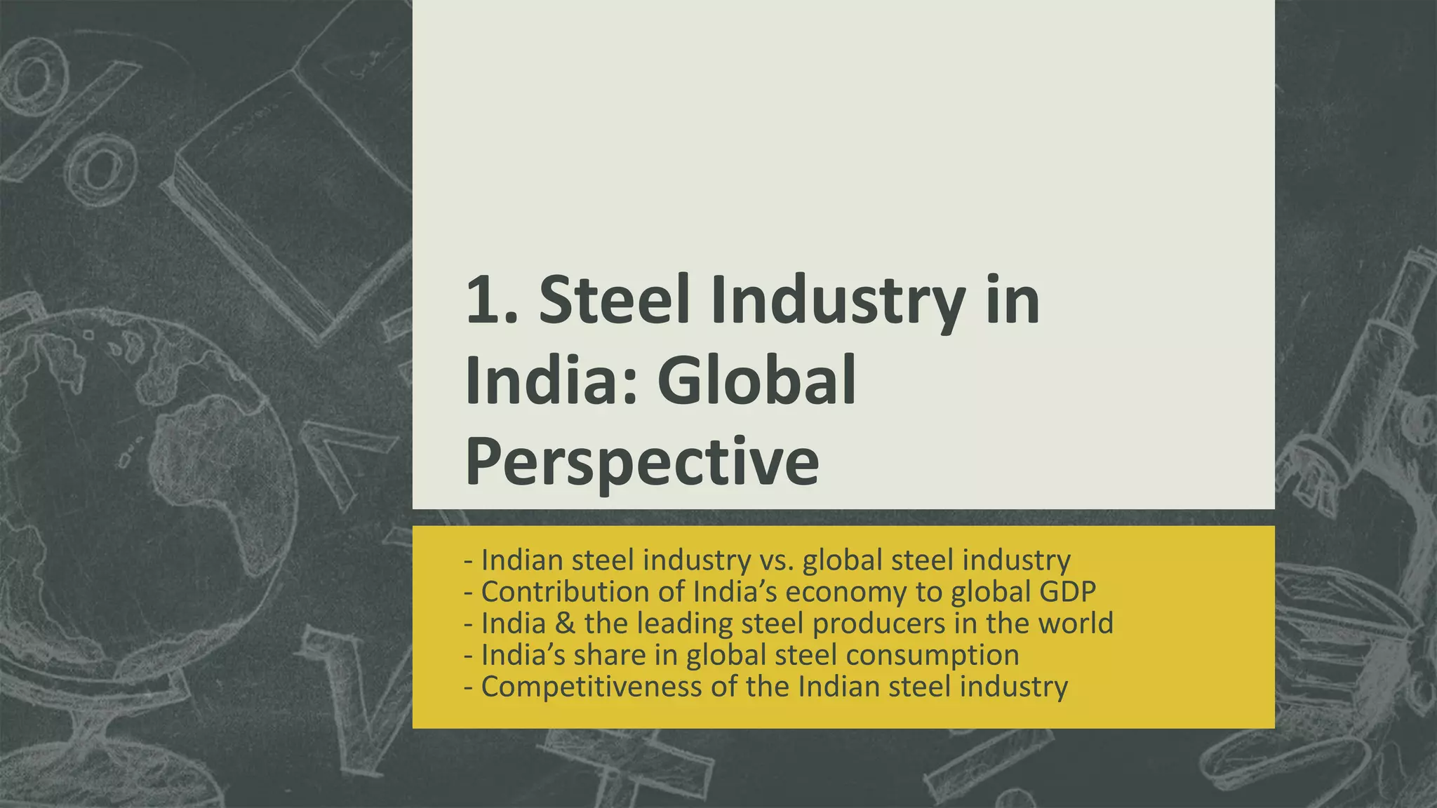 Steel industry in india | PPTX