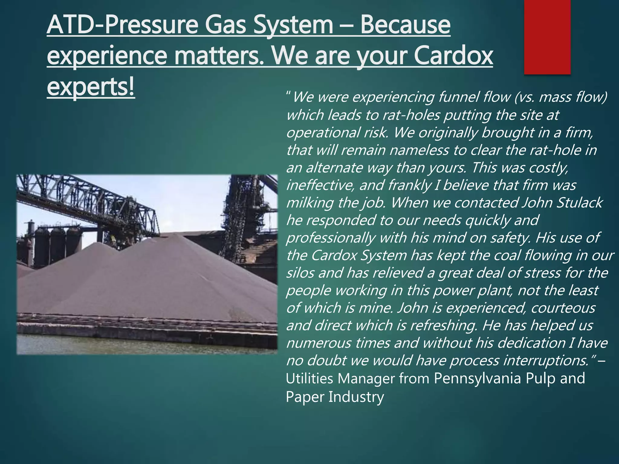 Cardox Technology for the Steel Industry | PPTX