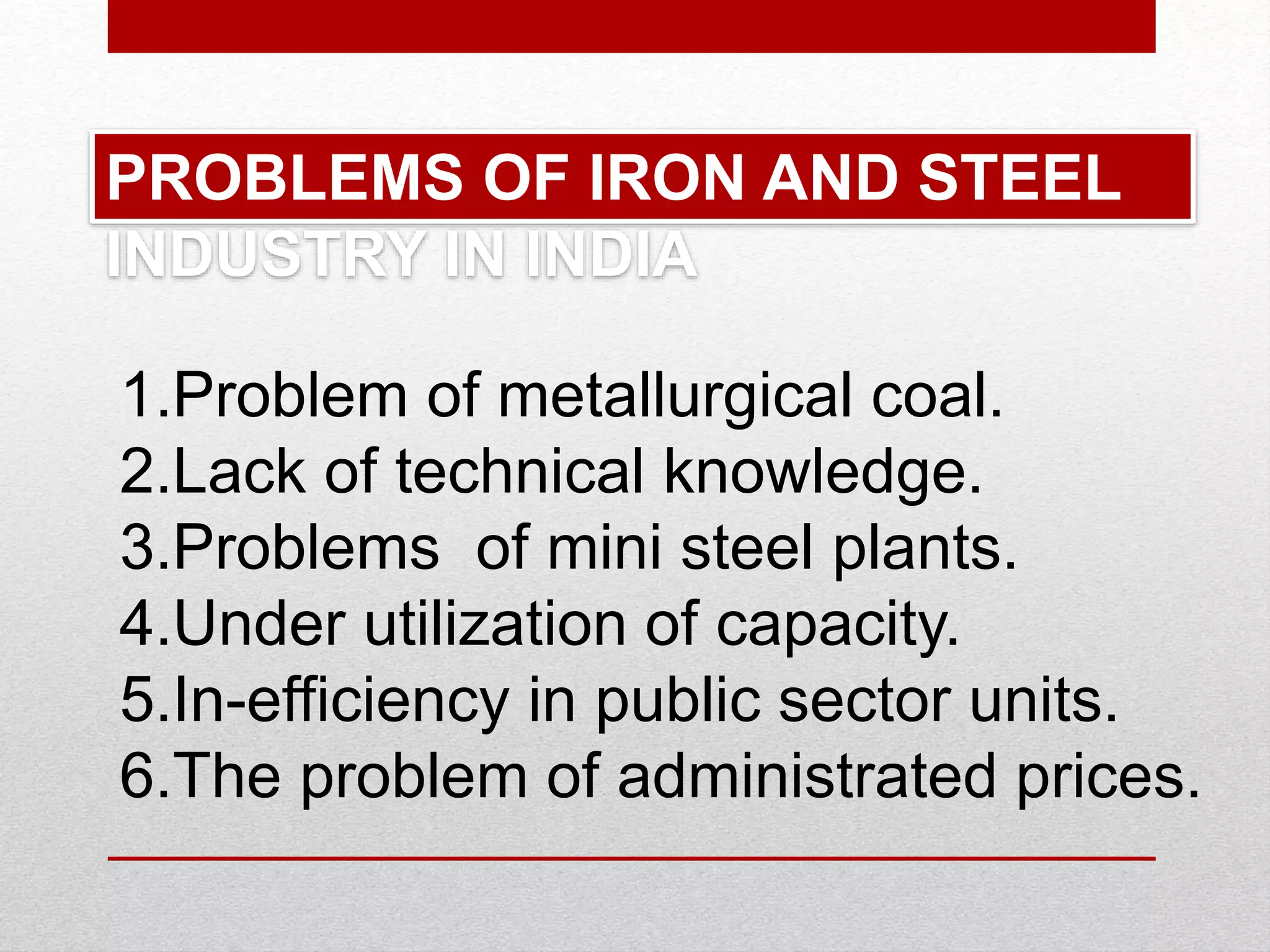 Steel industry ppt | PPTX