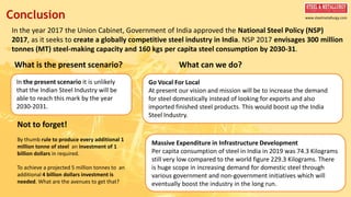 Indian Steel Industry in Post Covid 19 Era | PDF