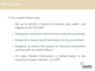 Ceramic Manufacturing – Waste Reduction and Re-Use | PPT