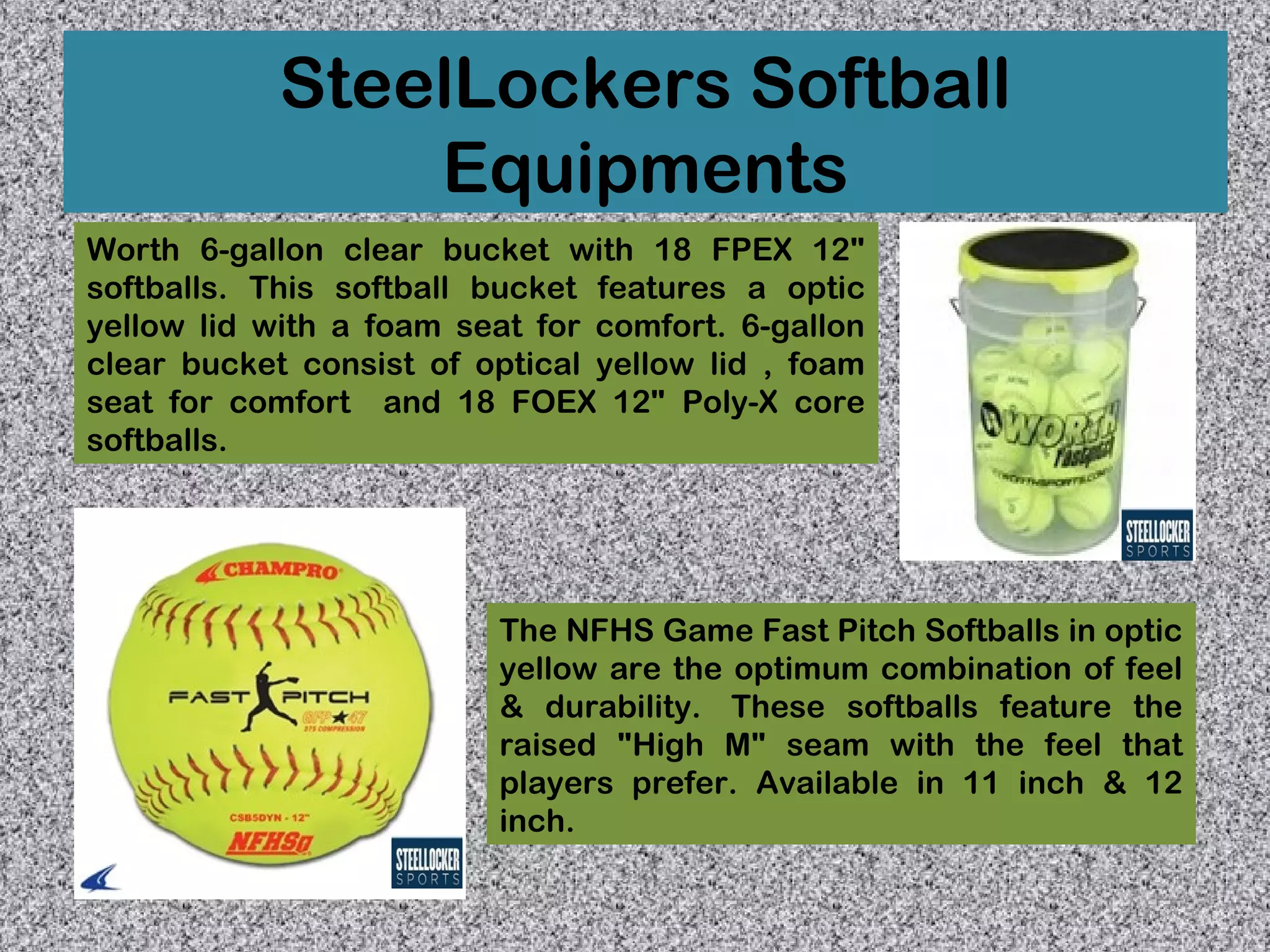 Steel lockers softball equipments | PPT