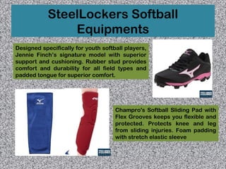Steel lockers softball equipments | PPT