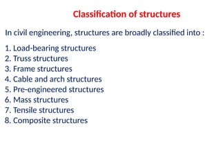 Classification of structuresClassification of structuresClassification ...