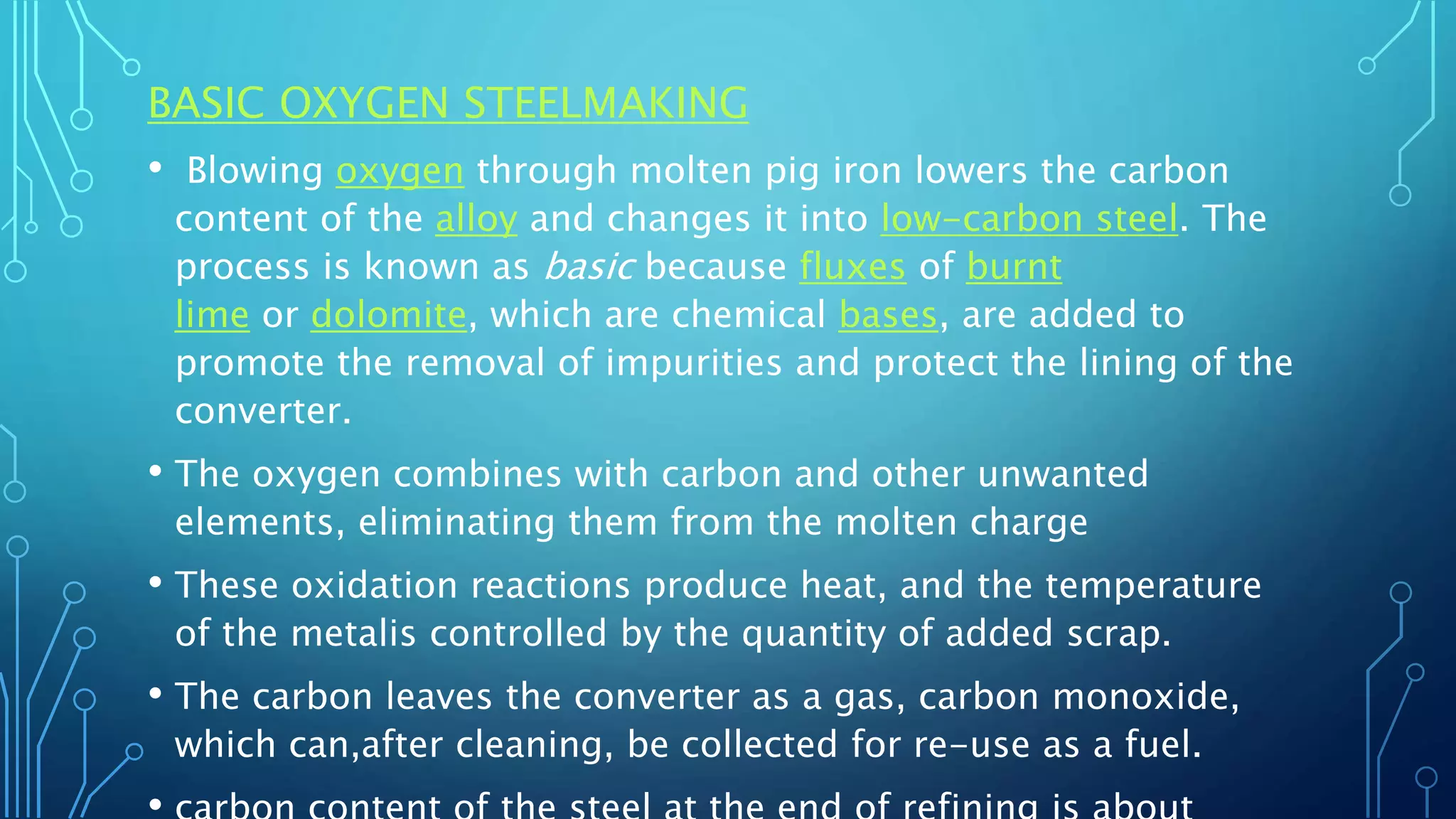 Steel making process | PPTX