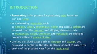 Steel making process | PPTX