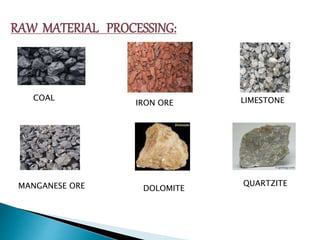 OVERVIEW OF STEEL PLANT AND STEEL MANUFACTURING | PPTX