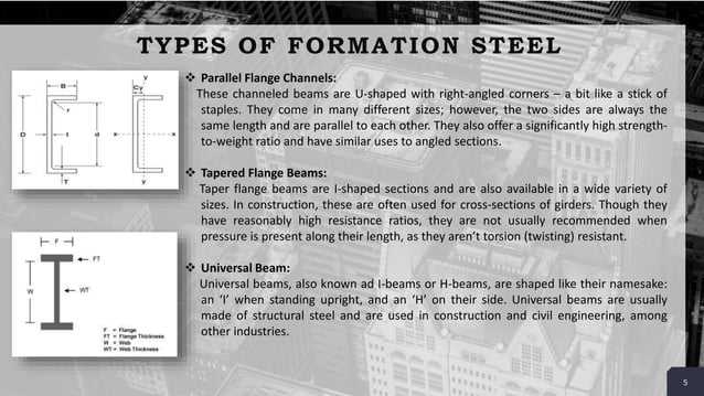 Steel members of the building | PPT