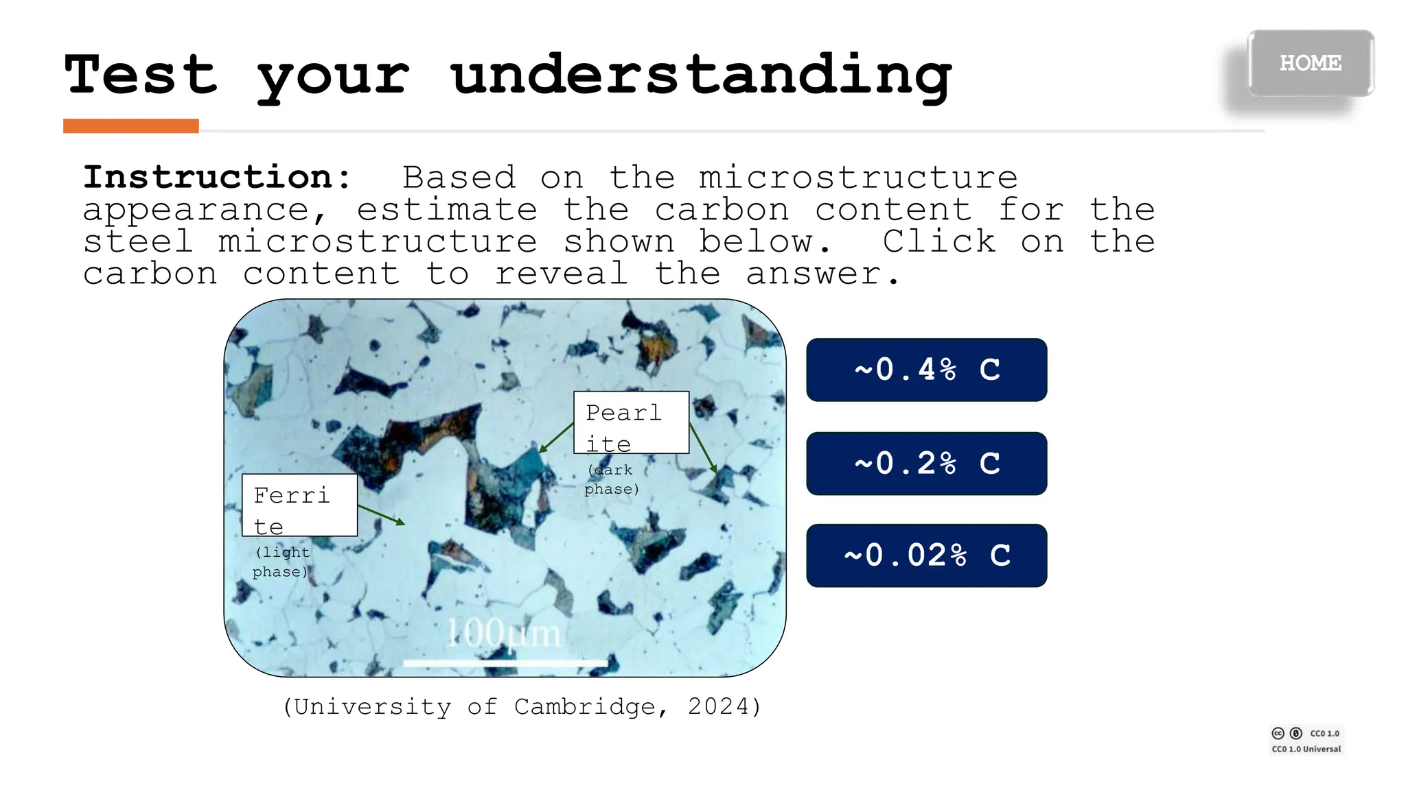 Identification of steel microstructures - Activity | PPTX