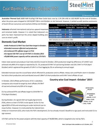Steelmint Coal Sample Report | PDF