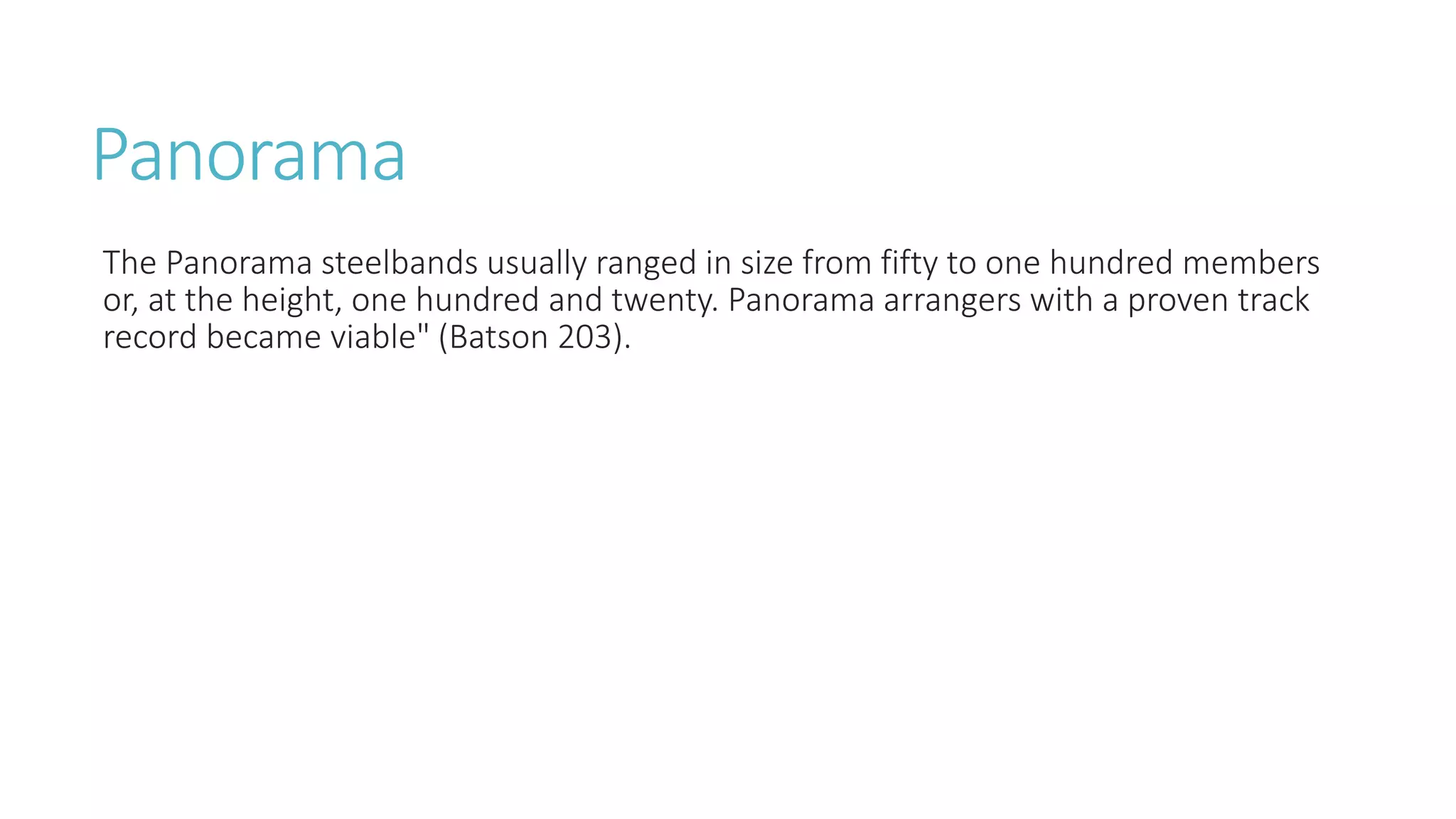 Steel Pan History and Evolution | PPTX