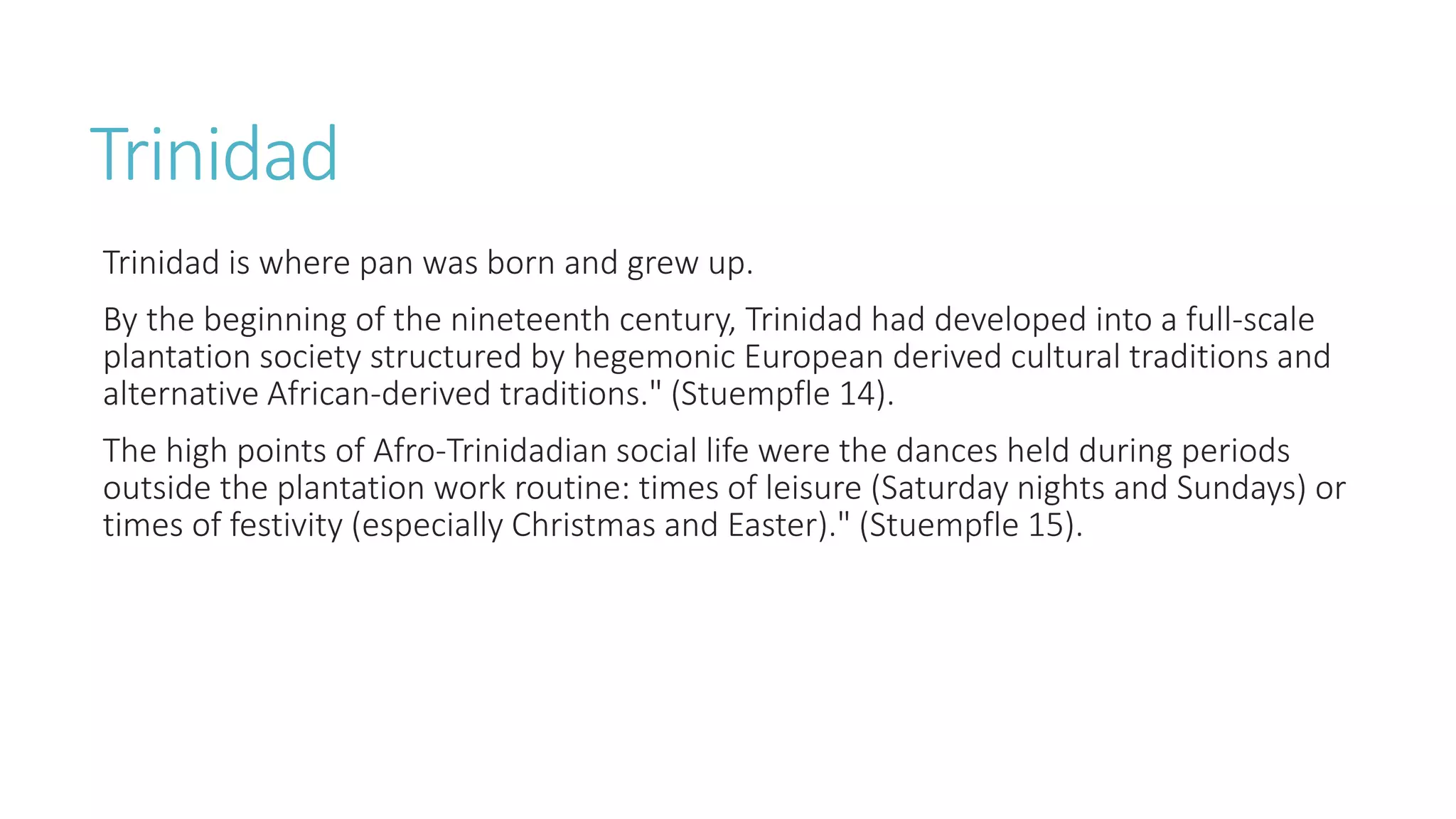 Steel Pan History and Evolution | PPTX