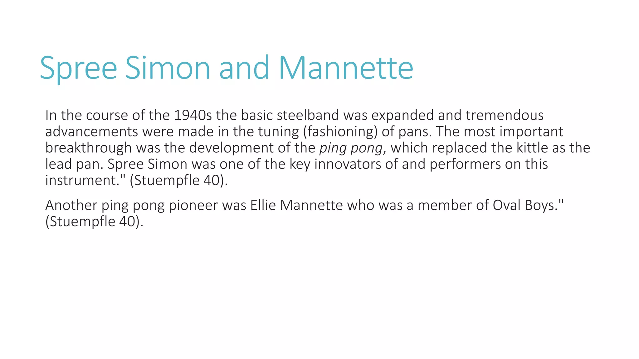 Steel Pan History and Evolution | PPTX