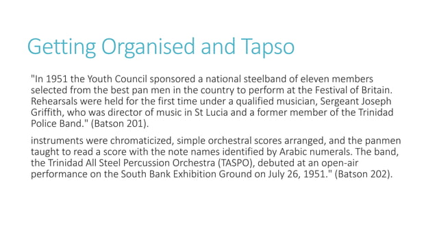 Steel Pan History and Evolution | PPTX