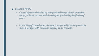 Steel pipeline laying in City Gas Distribution industry | PPTX