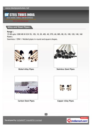 Steel Tubes India, Mumbai, Steel Pipes | PDF