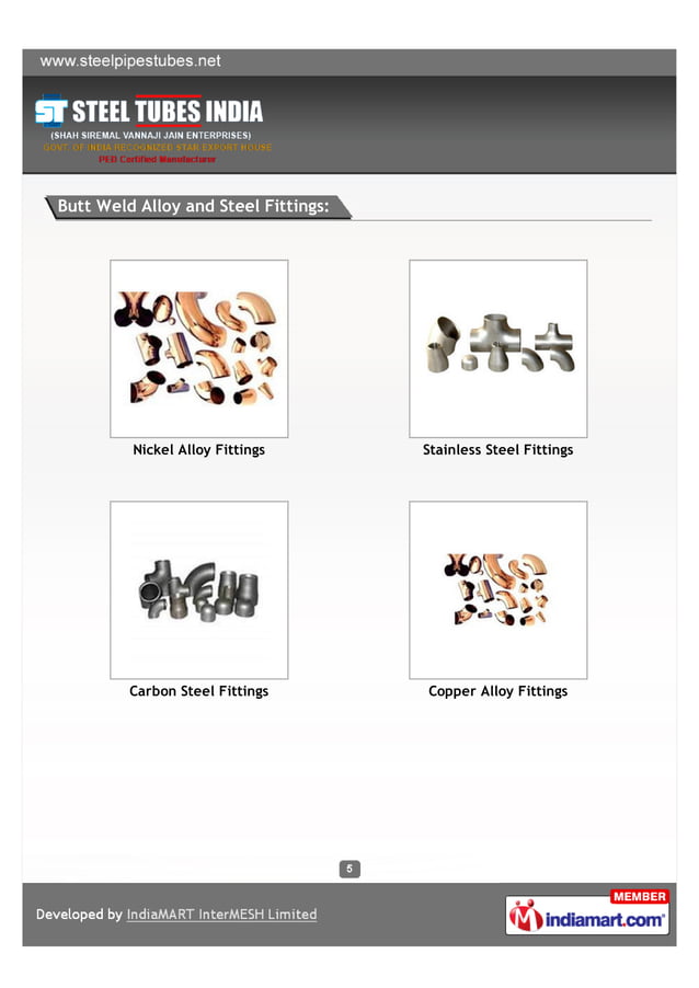 Steel Tubes India, Mumbai, Steel Pipes | PDF