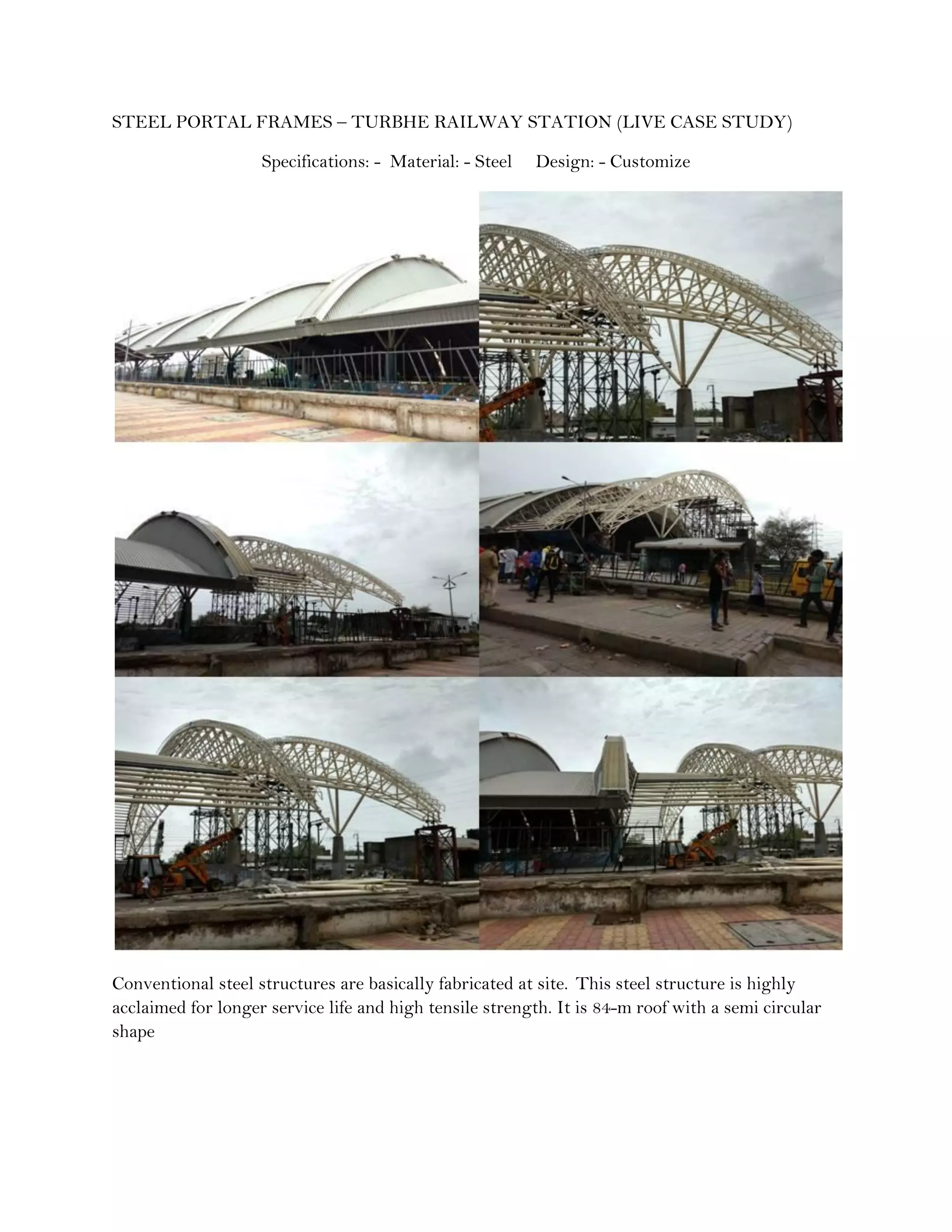 Steel portal frames | PDF