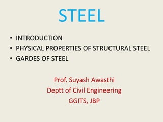 STEEL PPT SA | PPT