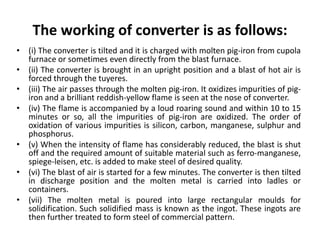 Steel process.pptx buildinh construction material | PPTX