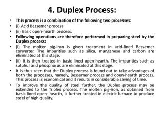 Steel process.pptx buildinh construction material | PPTX