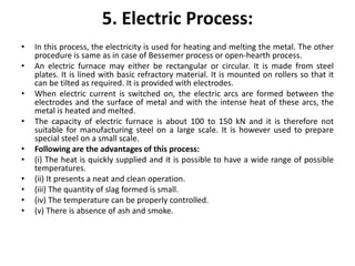Steel process.pptx buildinh construction material | PPTX
