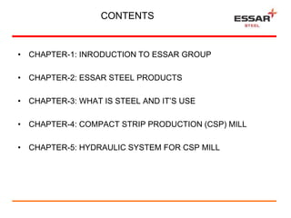 Steel production at compact strip pellet mill | PPTX