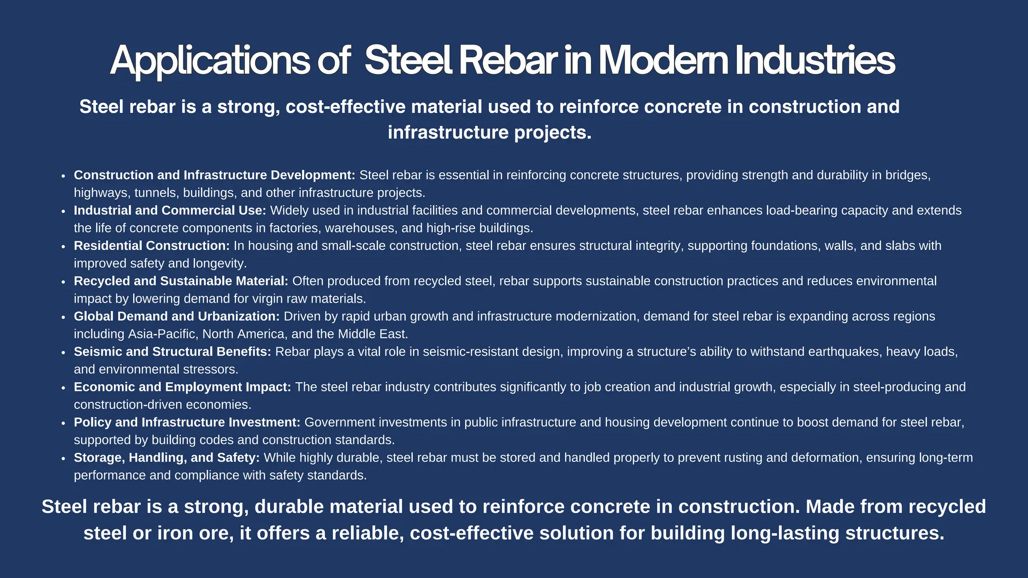 Steel Rebar Manufacturing Plant Project Report.pdf