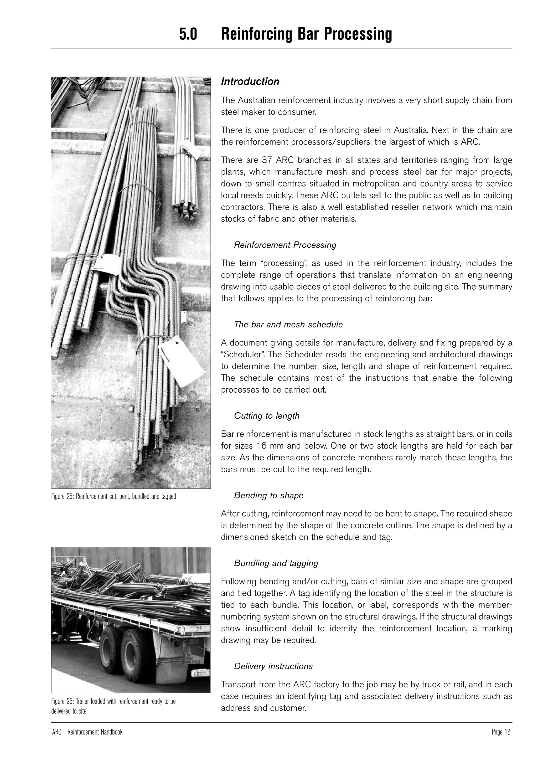 Steel reinforcement hand book | PDF