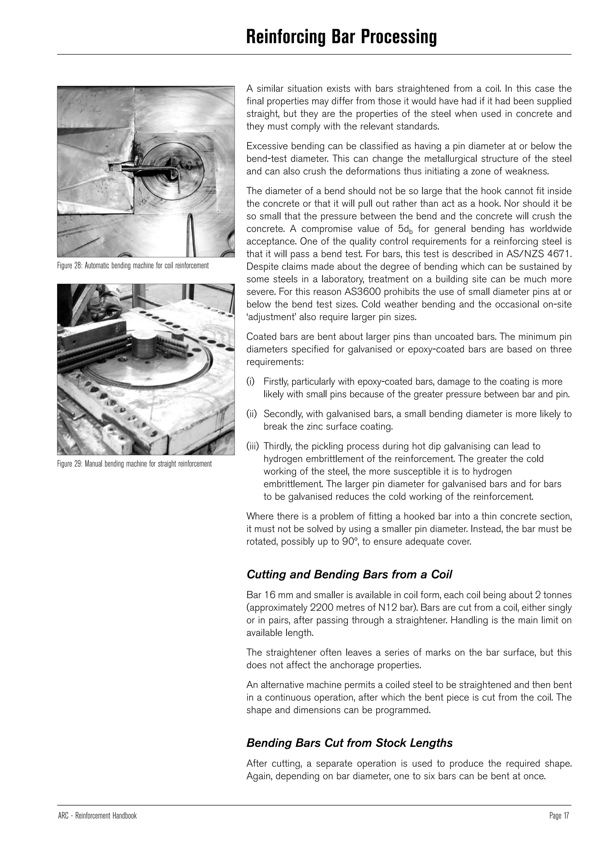 Steel reinforcement hand book | PDF