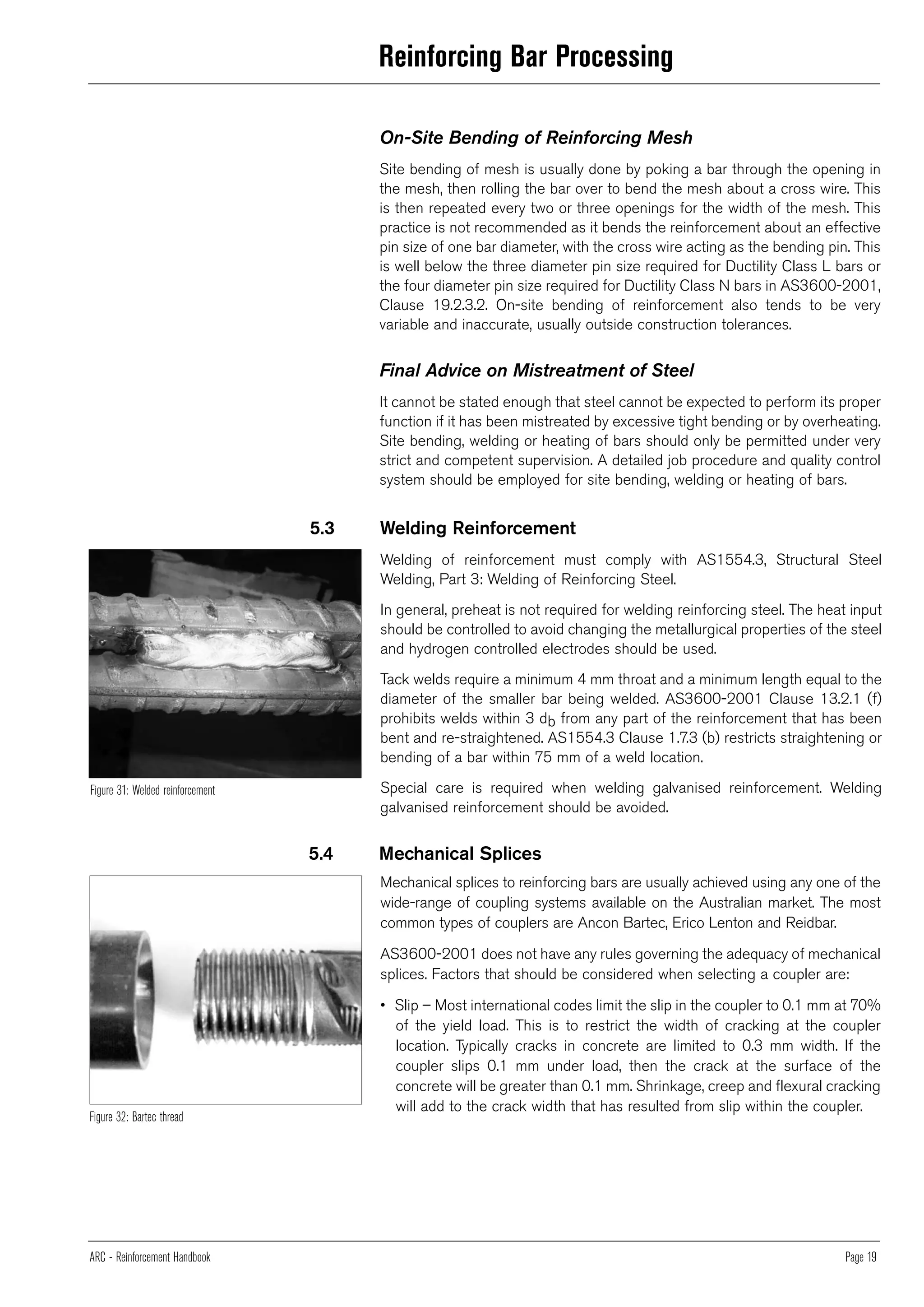 Steel reinforcement hand book | PDF