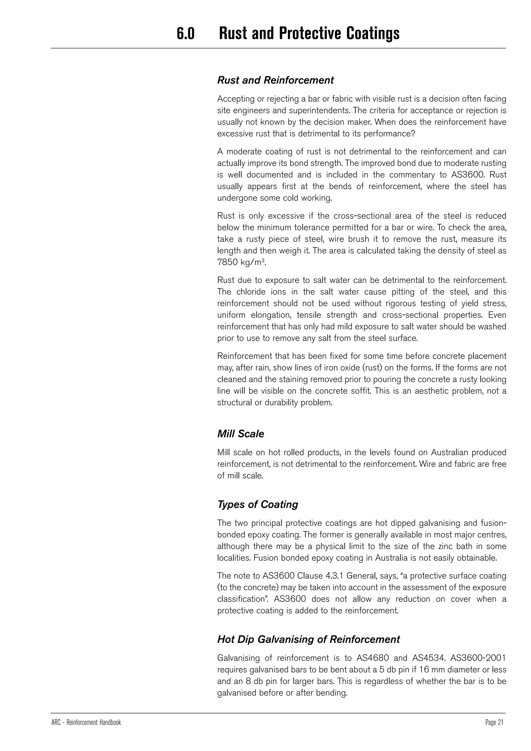 Steel reinforcement hand book | PDF