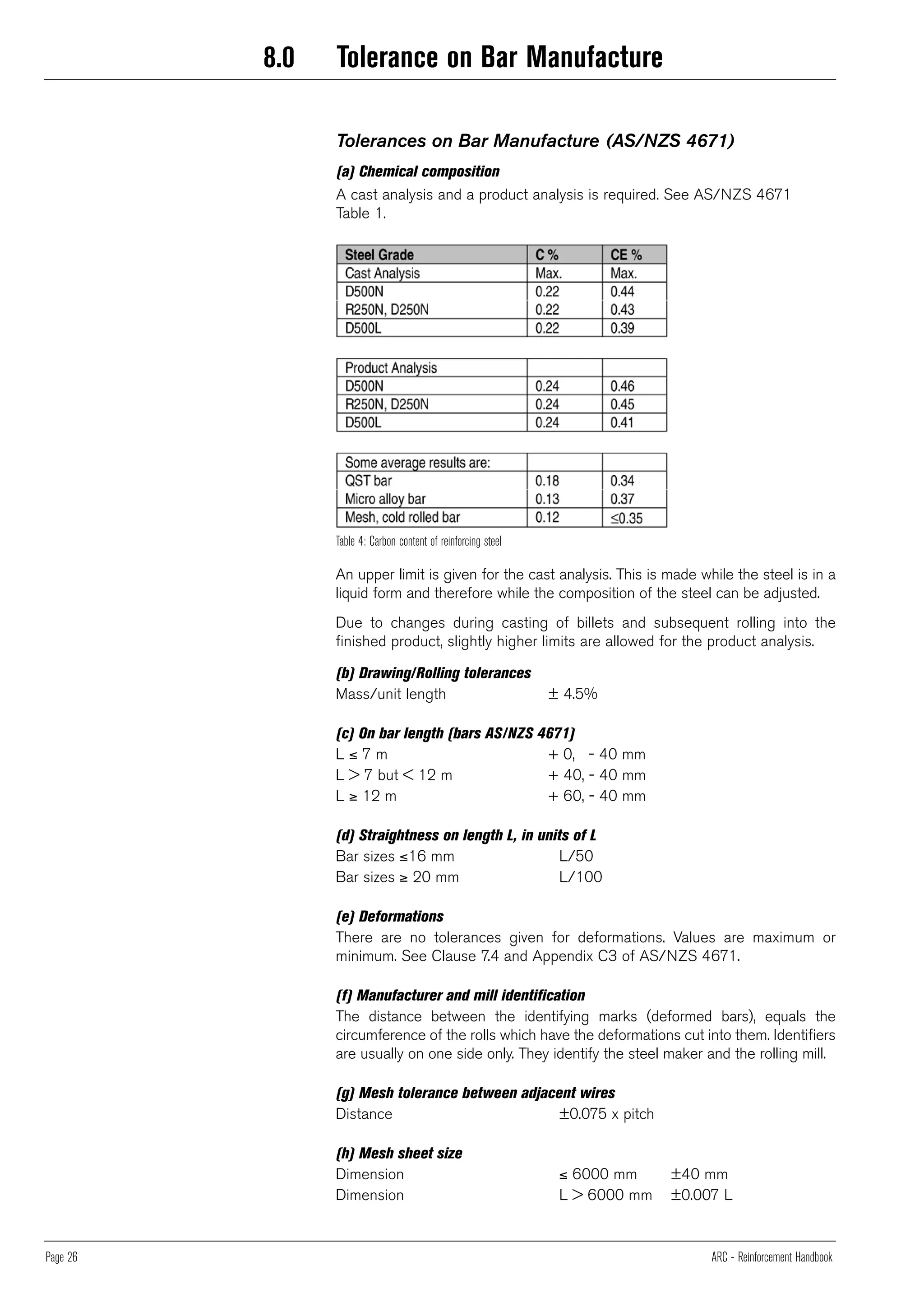 Steel reinforcement hand book | PDF