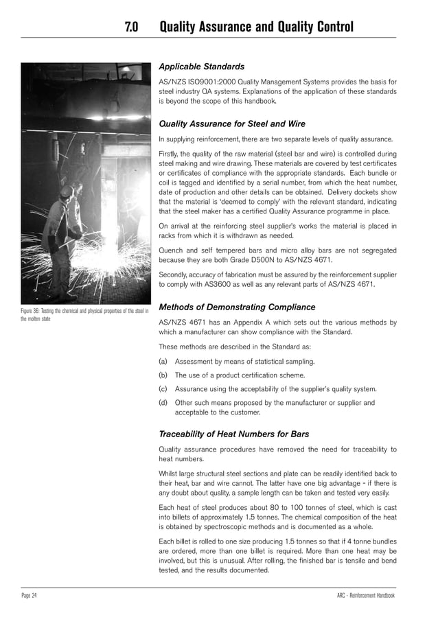 Steel reinforcement hand book | PDF