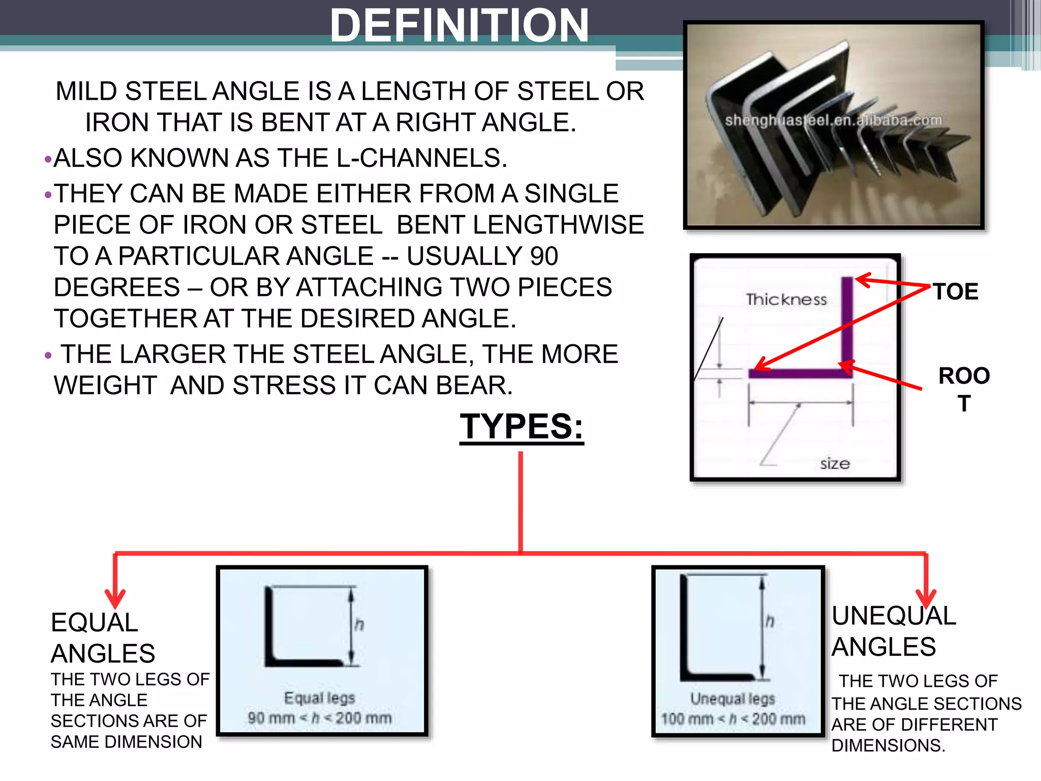 Steel sections-Building Construction | PPTX