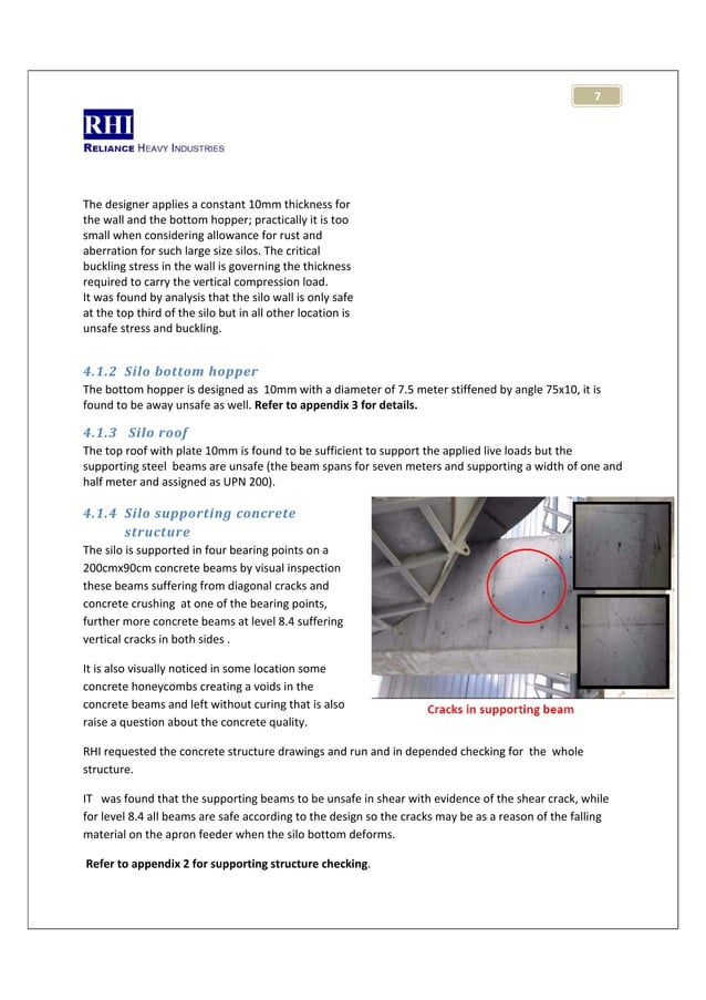 Steel silo failure case study | PDF