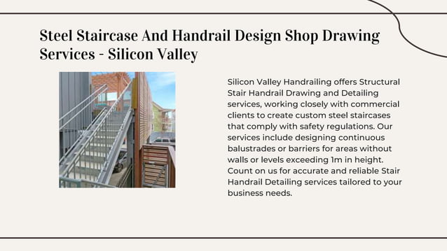 Steel Staircase And Handrail Design Shop Drawing Services.pptx
