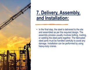 Steel Structure Fabrication and erection (Ravi Choudhary).pptx