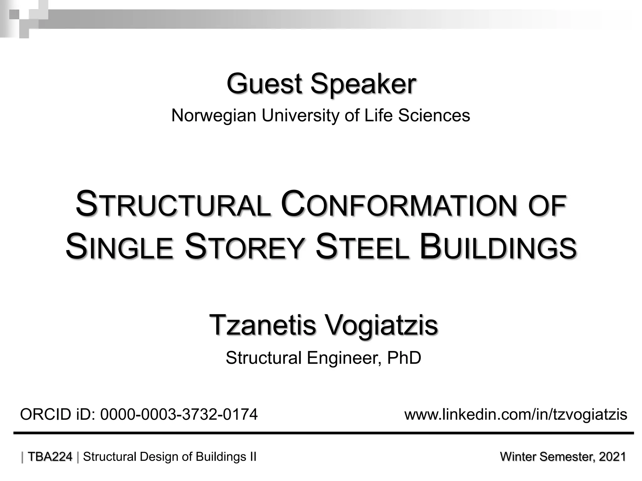 Structural Conformation of Single Storey Steel Buildings | PDF