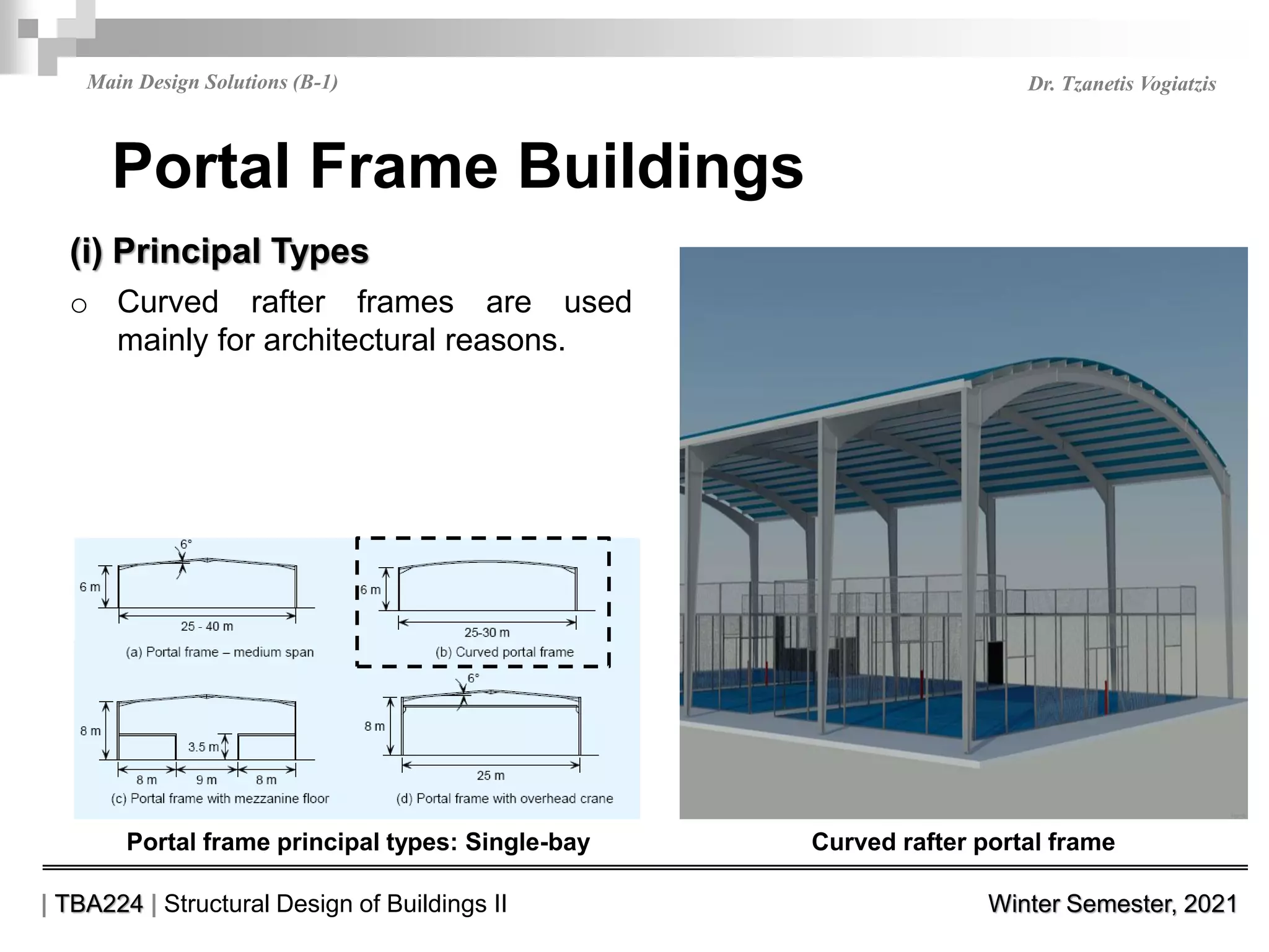 Structural Conformation of Single Storey Steel Buildings | PPT