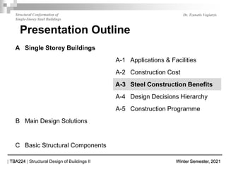 Structural Conformation of Single Storey Steel Buildings | PDF