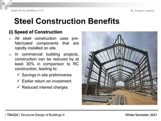 Structural Conformation of Single Storey Steel Buildings | PDF