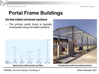 Structural Conformation of Single Storey Steel Buildings | PDF