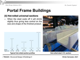 Structural Conformation of Single Storey Steel Buildings | PDF