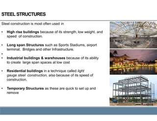 Steel Structures - Building technology.pptx